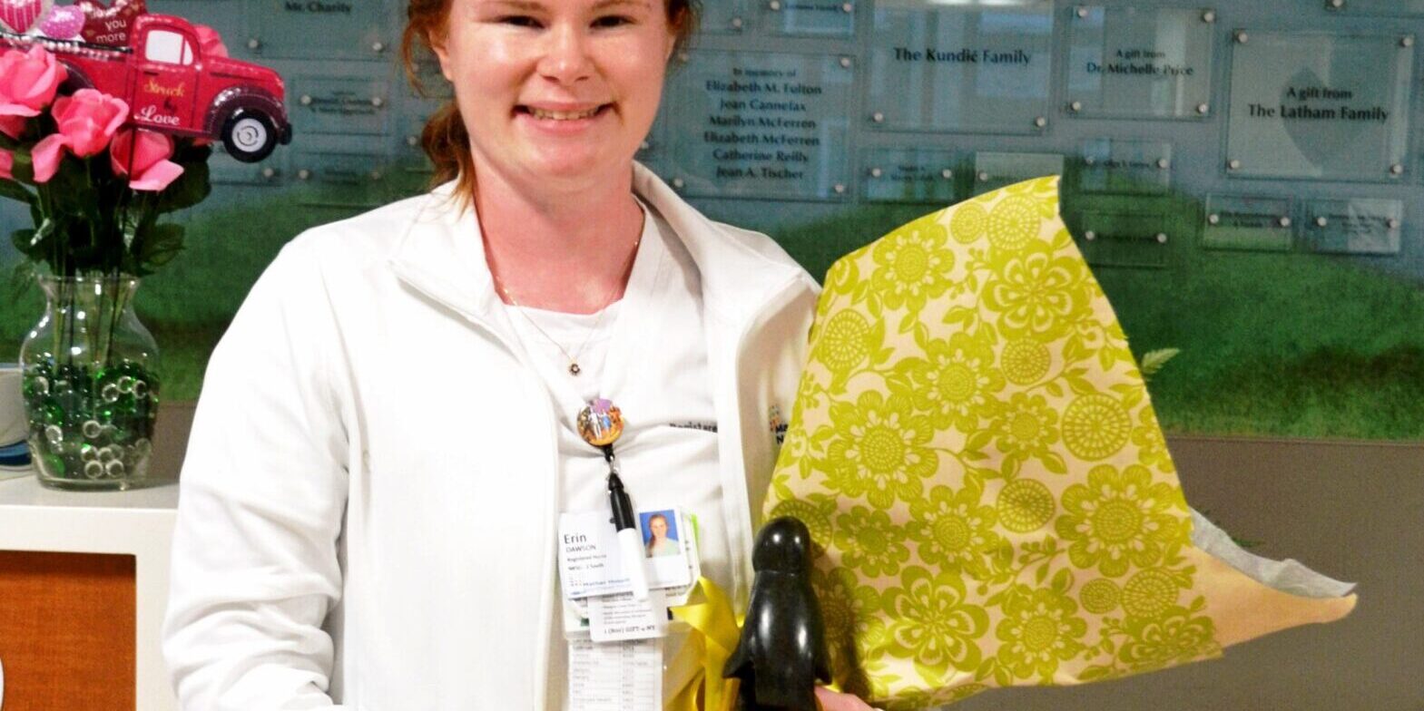 Erin Dawson, RN presented with DAISY Award® for compassion and caring ...